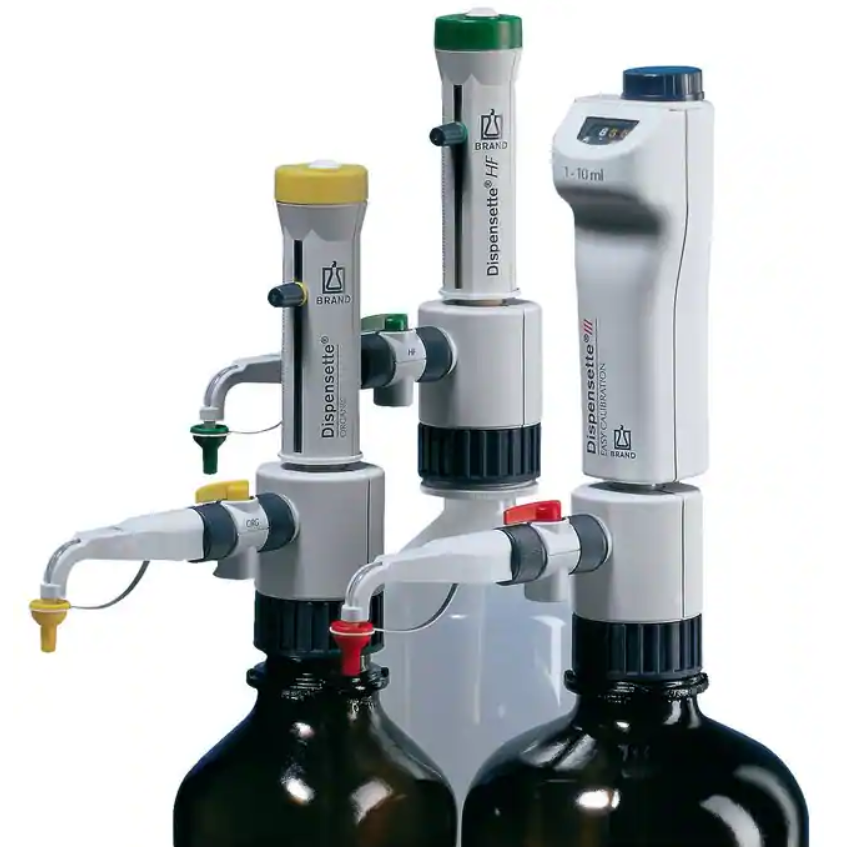 BRAND Dispensette Dispenser for HF Analysis - Monolab Laboratory Systems