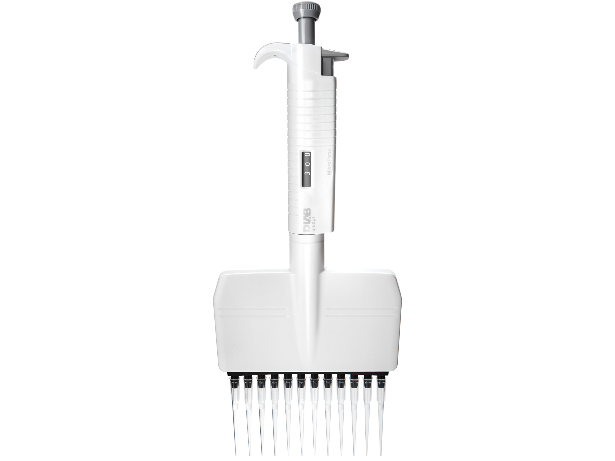 DLab MicroPette 12 Channel Adjustable Volume Pipettes - Monolab ...